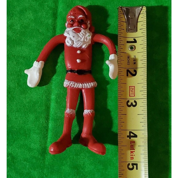 Accents | Vintage Christmas Bendable Santa Claus Figure Bendable ...